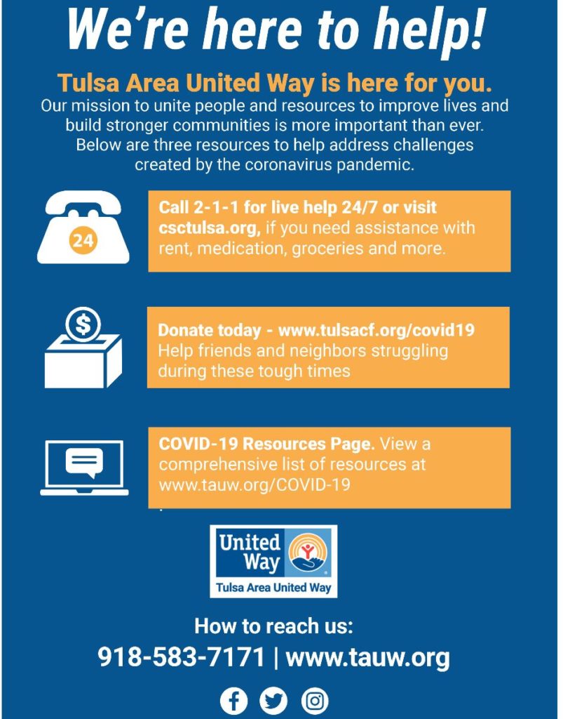 Weekly Resource Email: April 30, 2020 - Impact Tulsa